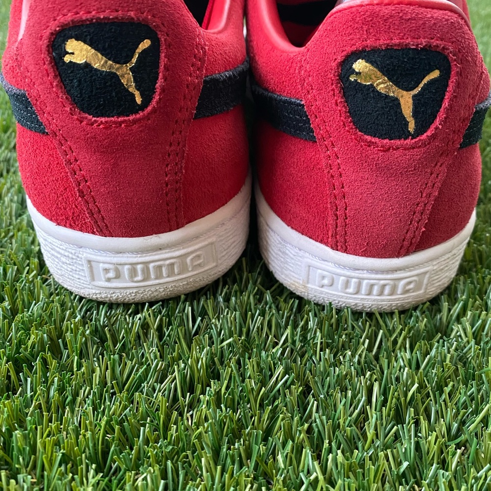 Puma Suede Black /Red - Gem